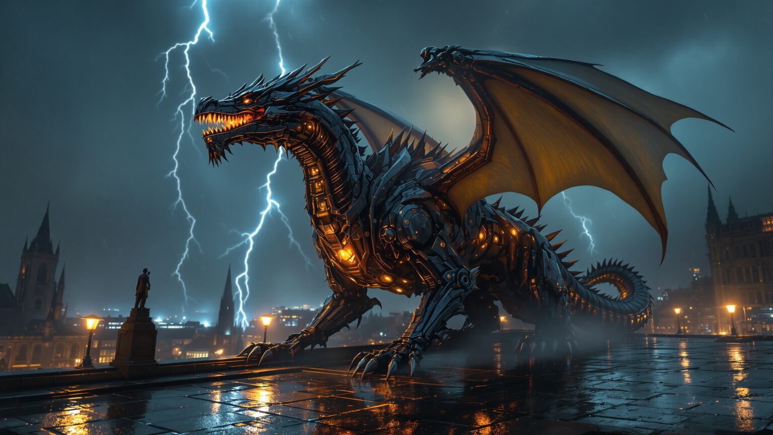 Mechanical Dragons and Beasts: Where Engineering Meets Myth - Creature ...
